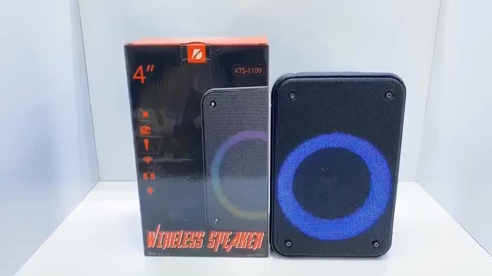 ลำโพงบลูทูธ Bluetooth รุ่น KTS-1109 ลำโพงดอก4 นิ้ว เสียงดัง ปรับเบสได้ ...