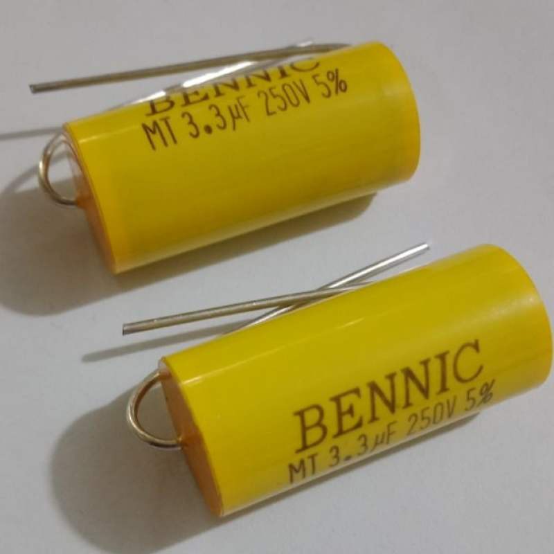 3.3UF 250V 335 3300NF BENNIC MT คาปาซิเตอร์เสียงแหลม C 3.3UF 250Vสี ...