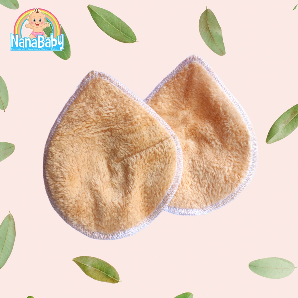 NanaBaby แผ่นซับน้ำนมซักได้ รุ่นใหม่ ซึมซับได้เยอะ พร้อมชั้นกันน้ำซึมออก | Shopee Thailand