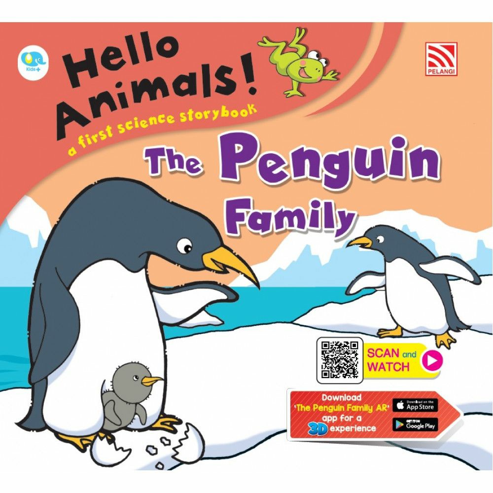 นิทานเรียนรู้วงจรชีวิตสัตว์ Hello Animals - The Penguin Family | Shopee ...