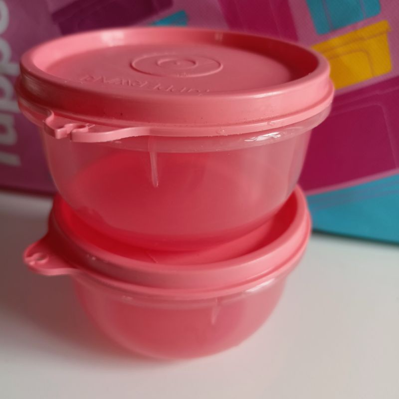 มือสอง Tupperware ถ้วยเล็กพร้อมฝา 200 ml 2ใบ | Shopee Thailand