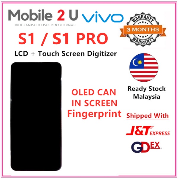 Vivo S1 / S1 PRO Lcd + หน้าจอสัมผัส OLED ใช้งานร่วมกับ OEM Lcd + หน้าจอ ...