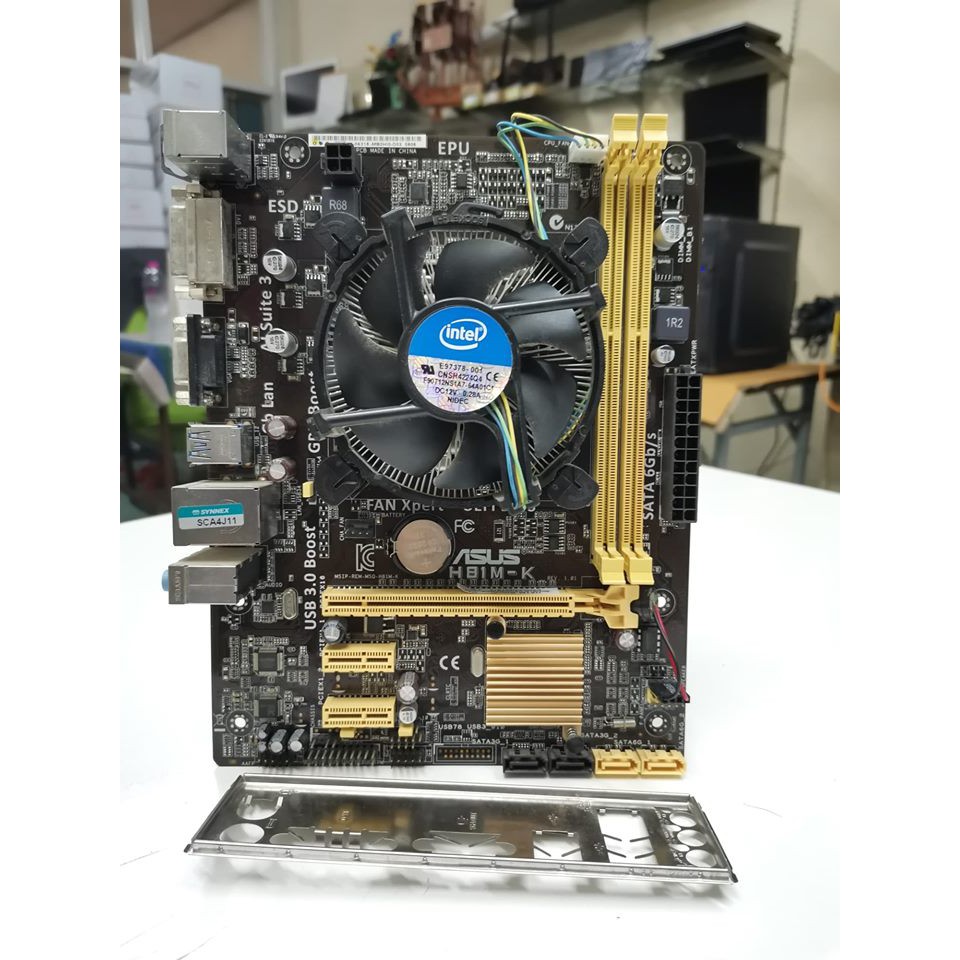 บอดร์ Asus H81-MK +CPU I5-4440+ซิ่งแกนทองแท้ | Shopee Thailand