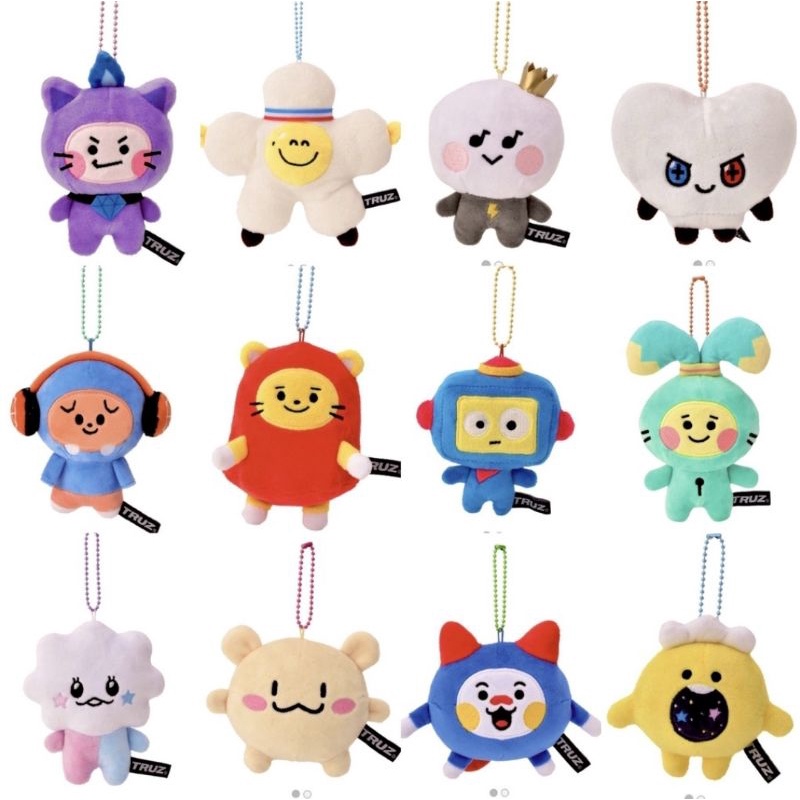 Truz Standing Bag Charm Linefriends Japan พวงกุญแจ Truz | Shopee Thailand