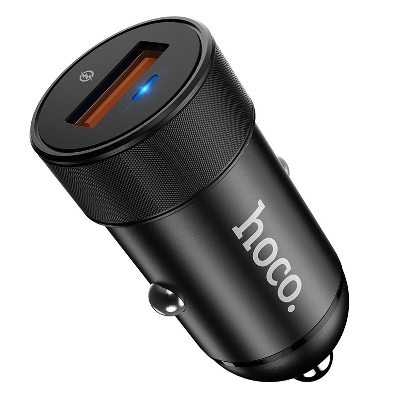 [This 3C] HOCO Z32A Flash power Fully compatible car charger ใหม่ล่าสุด black สีดำ | Shopee Thailand
