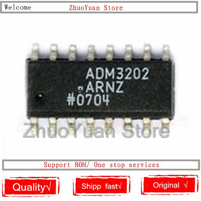 Adm3202 Adm3202Arn Sop-16 Adm3202Arnz ชิปไอคิวบอล 1 ชิ้น/ชุด | Shopee ...