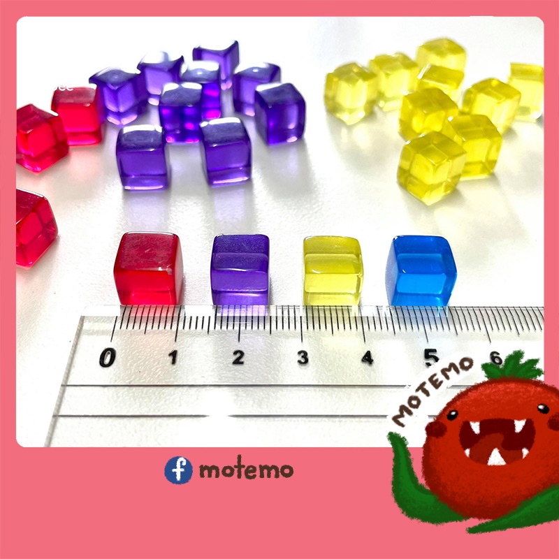 คิวบ์ เต๋าเคลีย (หน้าเปล่า) อะคริลิคใส 10มิล, 6ด้าน ขอบมน | Cube-clear ...