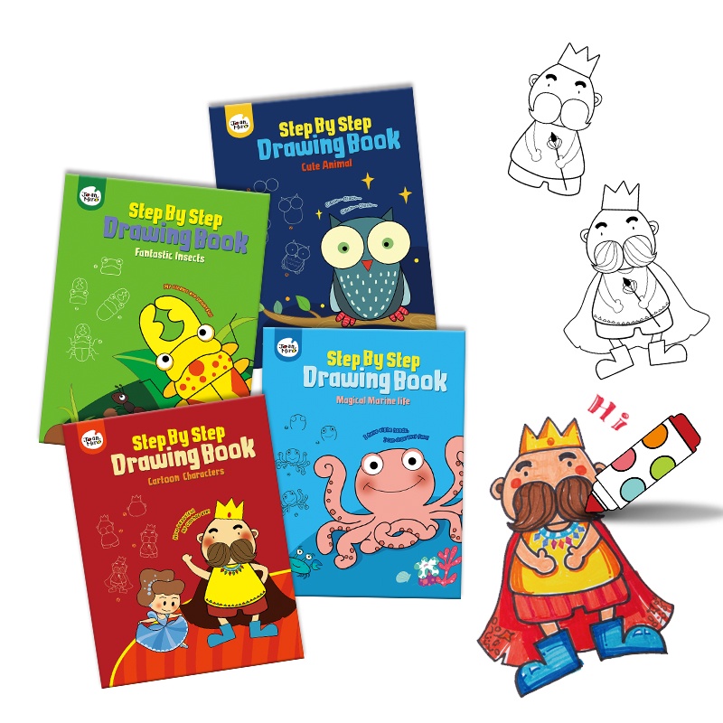 Joan Miro สมุดสอนวาดรูปตามขั้นตอน Step by Step Drawing Book | Shopee ...