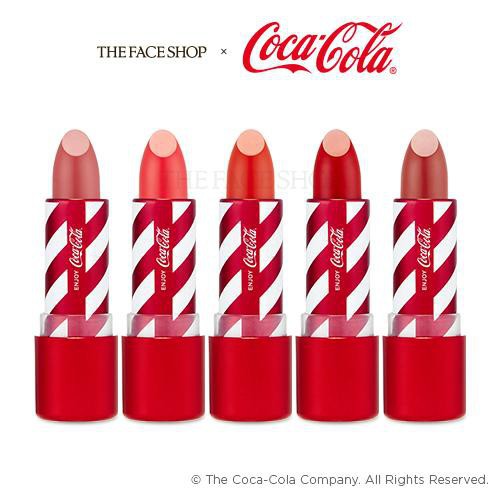 [THE FACE SHOP] Coca Cola Lip Stick : Coca Cola Edition | Shopee Thailand