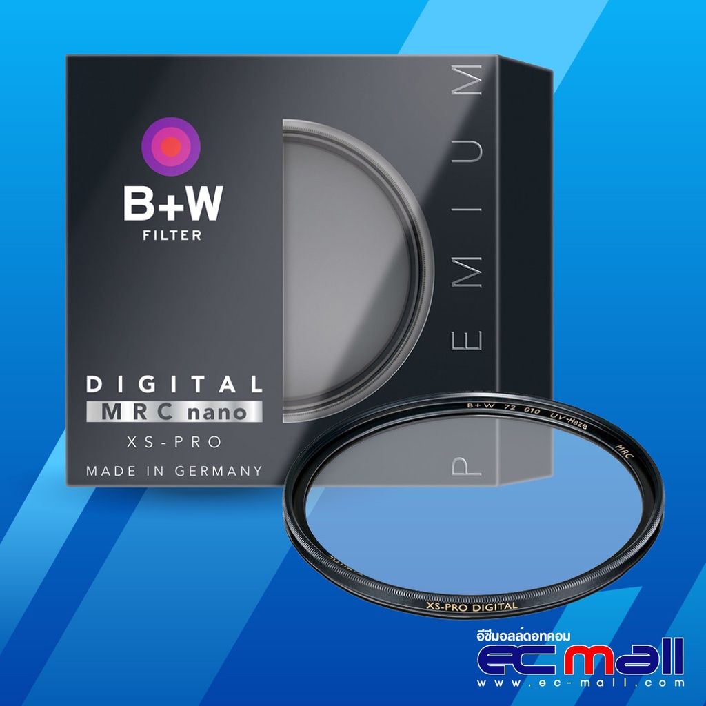B+W XS PRO MRC NANO UV Filter (ฟิลเตอร์ป้องกันหน้าเลนส์) | Shopee Thailand