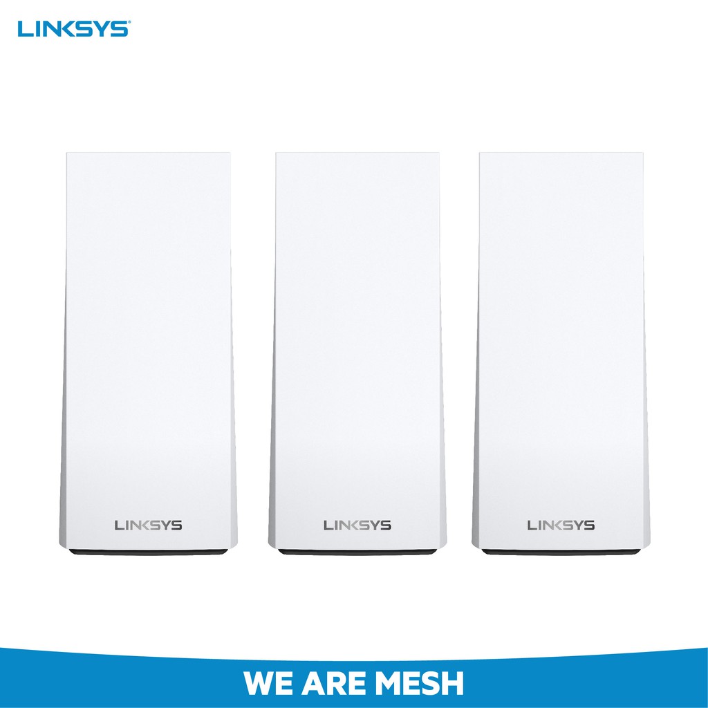 Linksys MX12600 Velop Tri-Band Mesh WiFi 6 System (AX4200) Pack 3 เราเตอร์ Mesh WiFi ขยายสัญญาณ ...