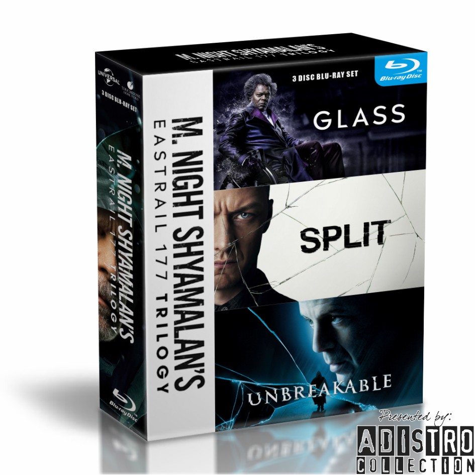 กล่องฟิล์ม Blu-Ray GLASS Unbreakable SET COMPLETE Edition | Shopee Thailand