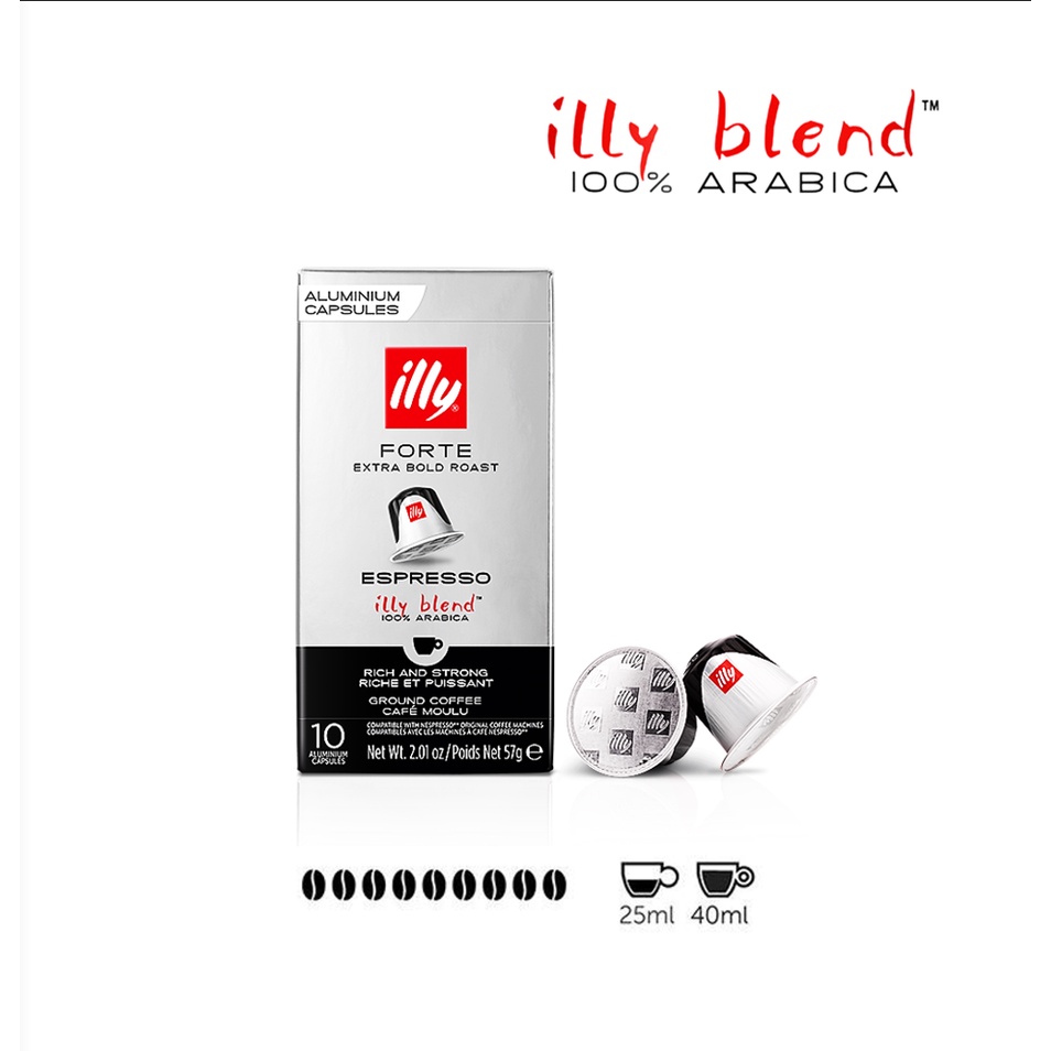 illy coffee แคปซูลกาแฟ ตรา illy brand (อิลลี่) มี 5 รสชาติ ขนาด 75 กรัม ...