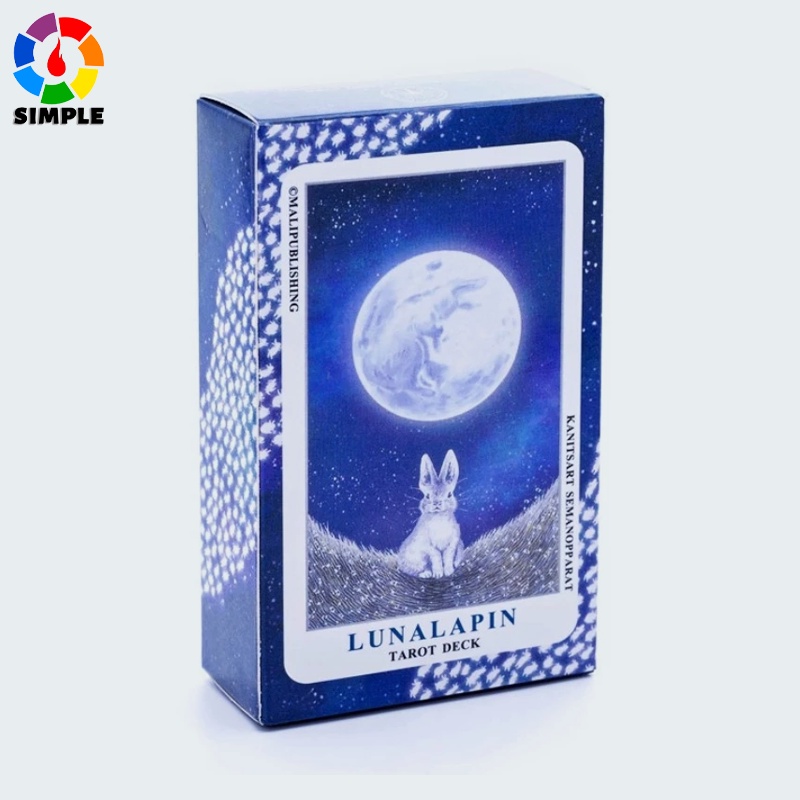 Rabbit Tarot Deck Lunalapin Tarot Cards 78 Cards Beginners | Shopee ...