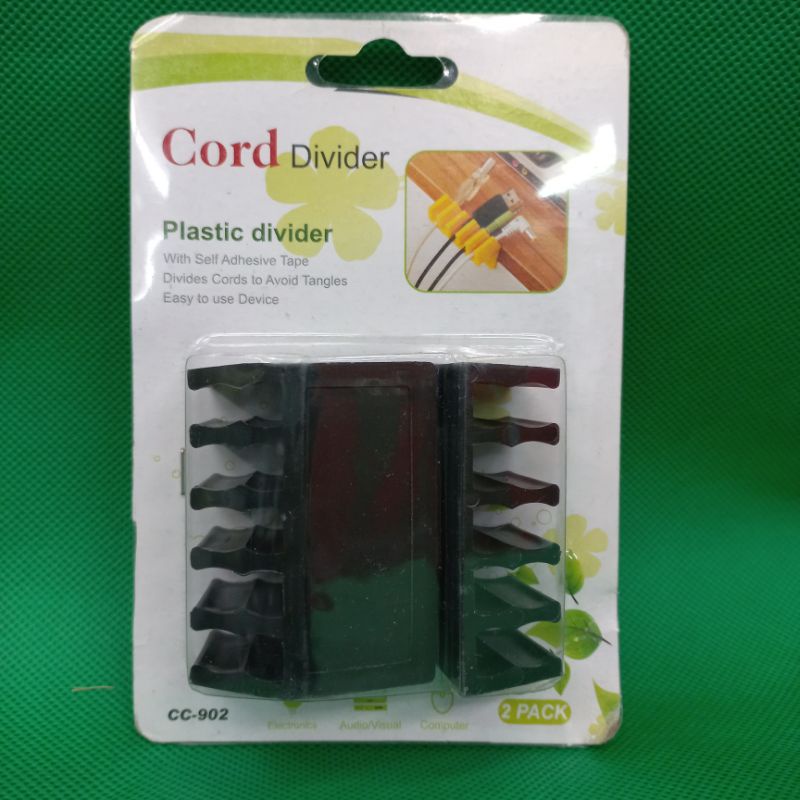 Cord Divider Holders Desktop CC-902 ที่เก็บสายไฟ อุปกรณ์จัดเรียงสายไฟ ...