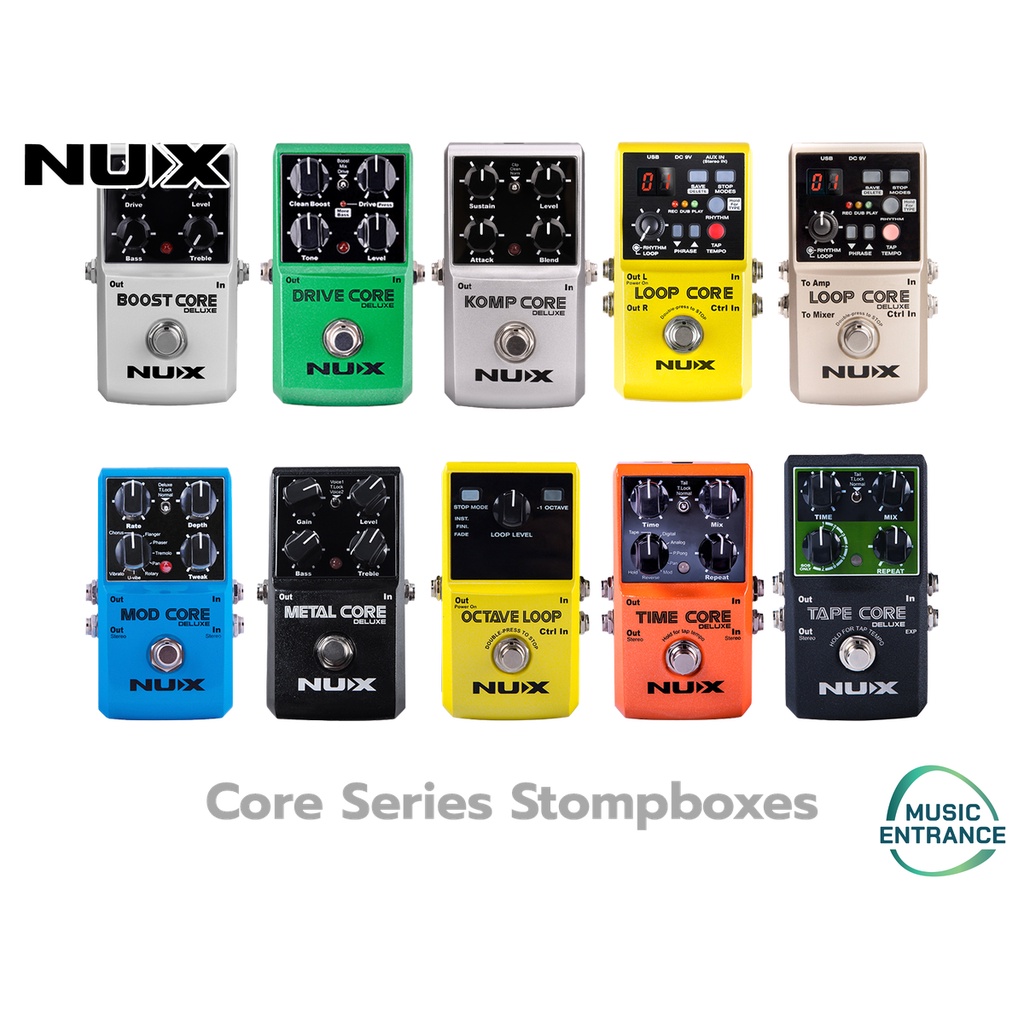 Nux Core Series Stompboxes Effect Guitar เอฟเฟ็คก้อน สำหรับ กีตาร์ ...