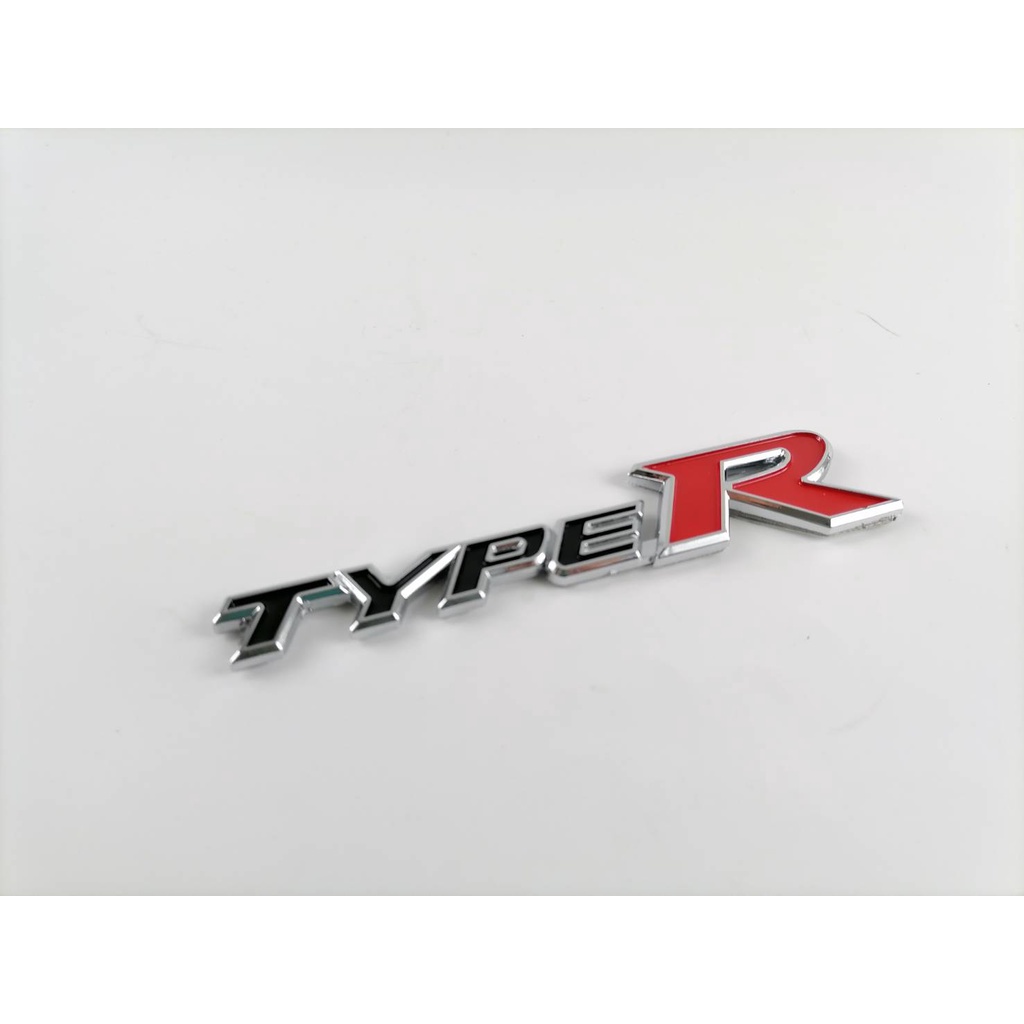 LOGO TYPE R โลโก้ TYPE R งานโลหะ ตัวแพง 1 ชิ้น มีบริการเก็บเงินปลายทาง ...