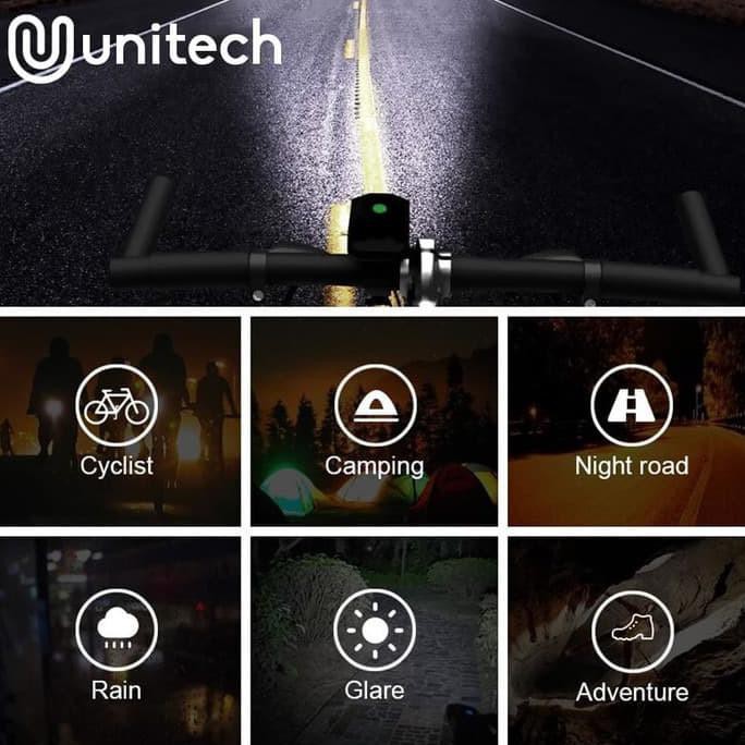 Unitech 018 Led Usb ไฟหน้าจักรยานแบบชาร์จไฟ L2 Playwithme.Co | Shopee ...