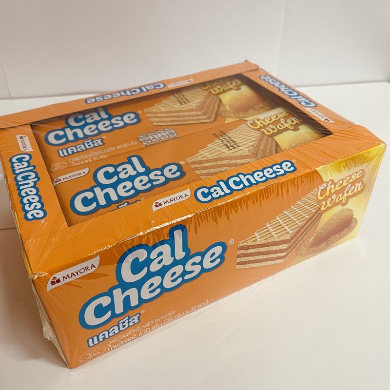 CalCheese แคลชีส 5บ. เวเฟอร์ครีมชีส ชีสช็อกโก 27.5กรัม*12ซอง | Shopee ...