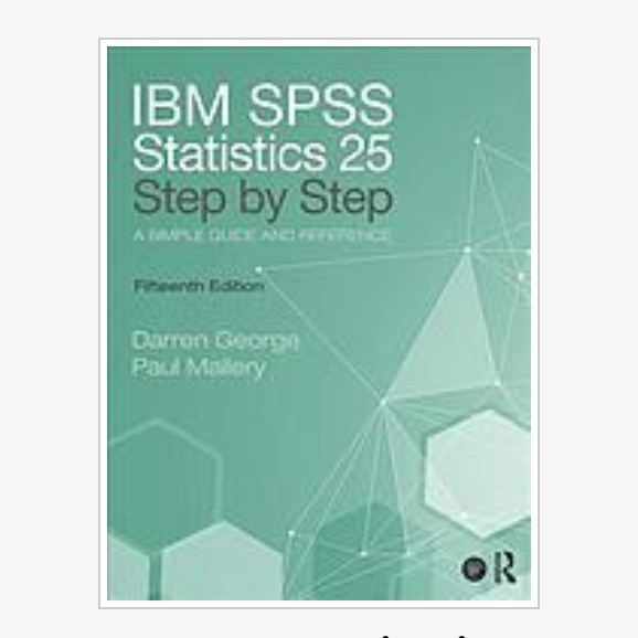 Ibm SPSS หนังสือสถิติ 25 ขั้นตอนโดย Step A Simple Guide A | Shopee Thailand Ibm SPSS หนังสือสถิติ 25 ขั้นตอนโดย Step A Simple Guide A | Shopee Thailand