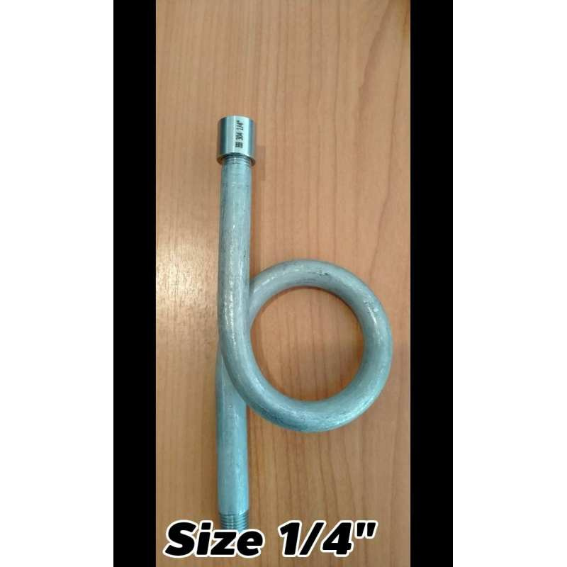 ไซฟอน ไส้ไก่ หางหมู Ring-syphon O-syphon 1/4" Stainless Steel | Shopee ...