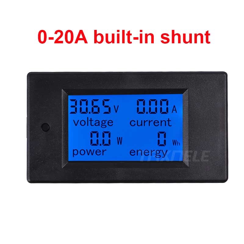 Pzem-031 PZEM-051 DC Power Energy Digital Voltage Current Meter LCD DC 6.5-100V 20A 50A 100A ...