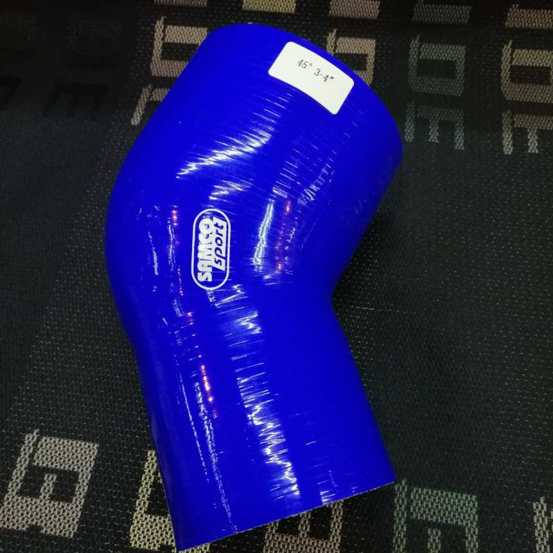 ท่อยางซิลิโคน samco งอ45องศา ขนาด 3ออก4นิ้ว | Shopee Thailand