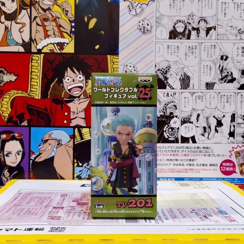 🔥 WCF Zoro โซโล one piece วันพีซ Vol.25 Tv 201 🔥 ของแท้ ญี่ปุ่น💯 ...