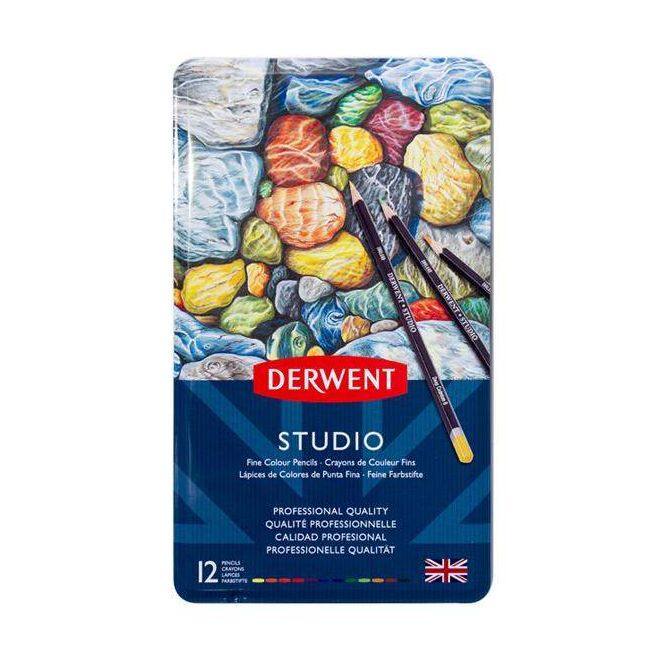 DERWENT STUDIO PENCILS SET ดินสอสี ดินสอสีไม้ ชุดดินสอ สีไม้ ระบายลื่น ...
