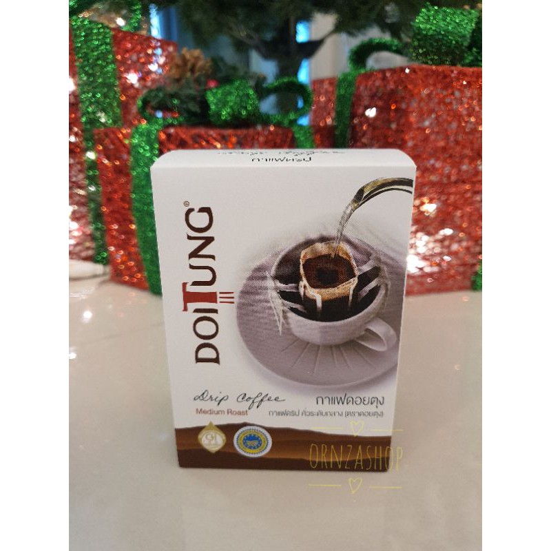"Medium Roast" DoiTung Drip Coffee กาแฟดริปในถุงกรอง 1กล่อง ขนาด 60 ...