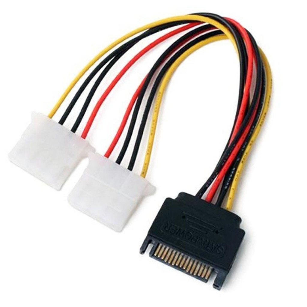 Cable SATA Male To 2 IDE Splitter Female Power Cable | Shopee Thailand