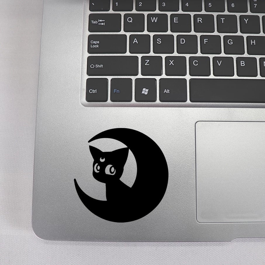 สติกเกอร์ Cartoon Cat Laptop Sticker เลือกสีได้ | Shopee Thailand