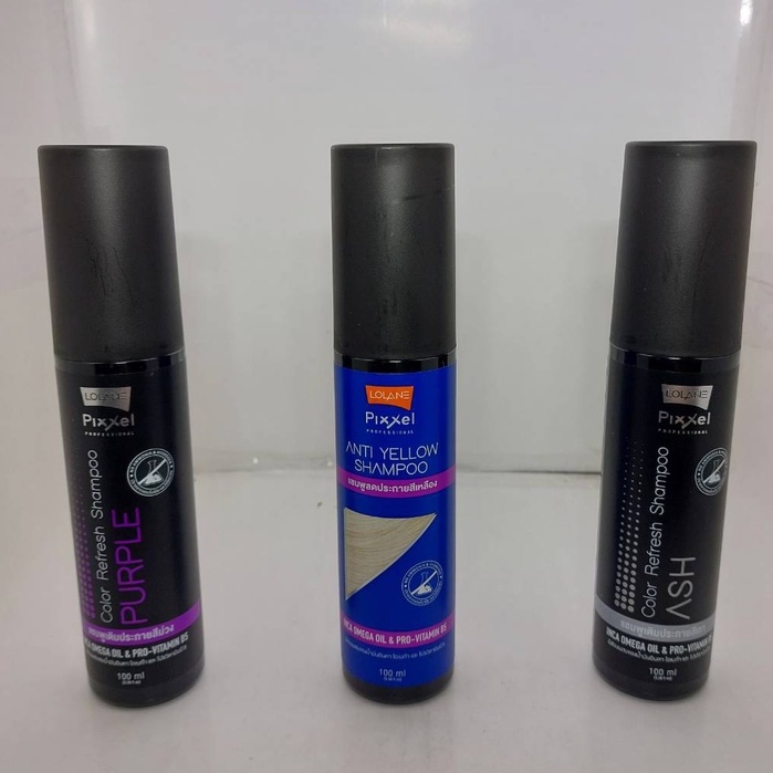 Lolane Pixxel Color Refresh Shampoo ยาสระผม แชมพูลดประกายเหลือง แชมพู ...