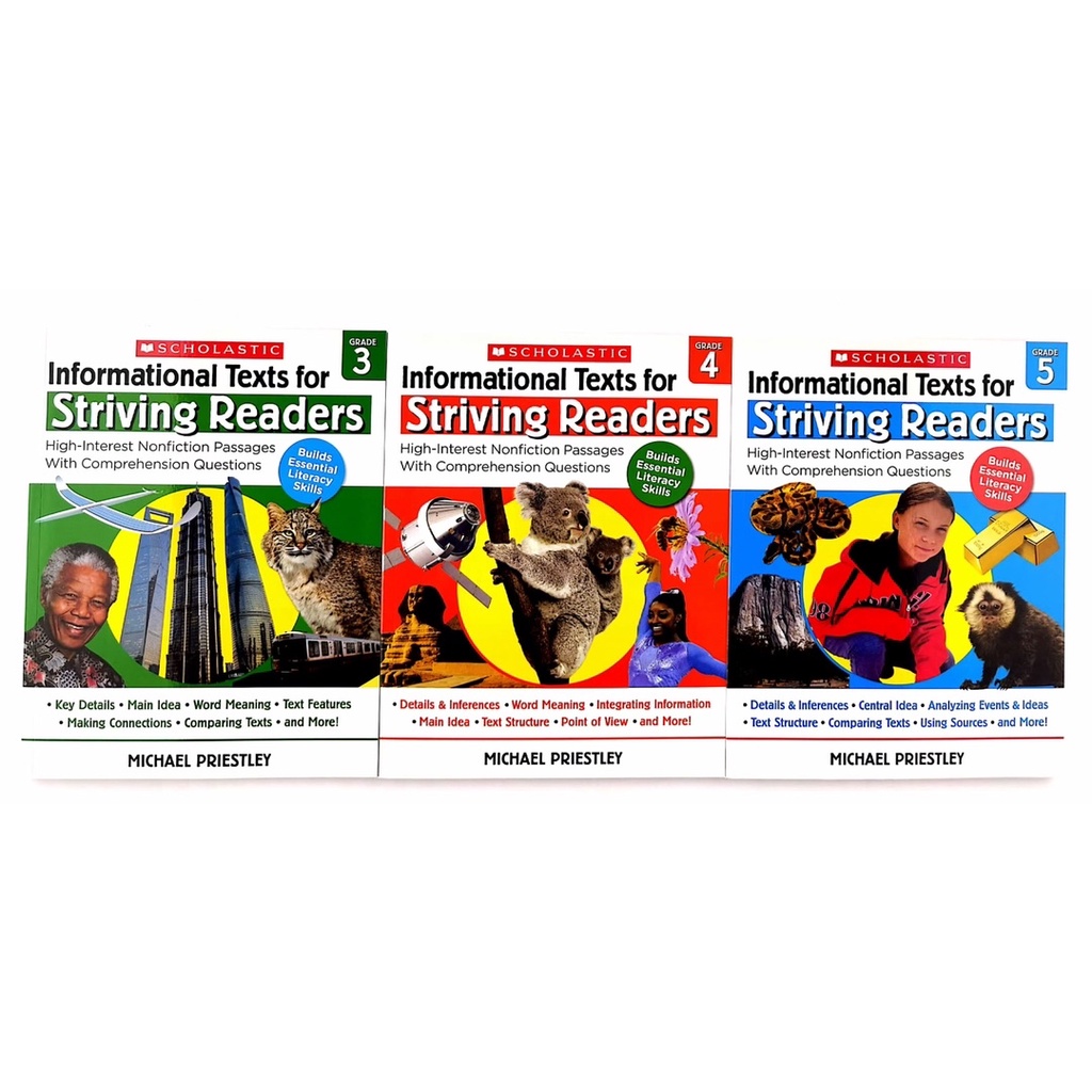 Scholastic Informational Texts for Striving Readers: Grade 3-5: High ...