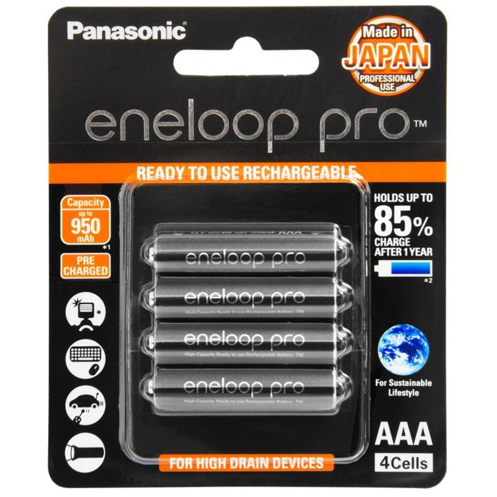 แท้ 100 % Panasonic eneloop AA / AAA Pack 2 , 4 ก้อน Original ...