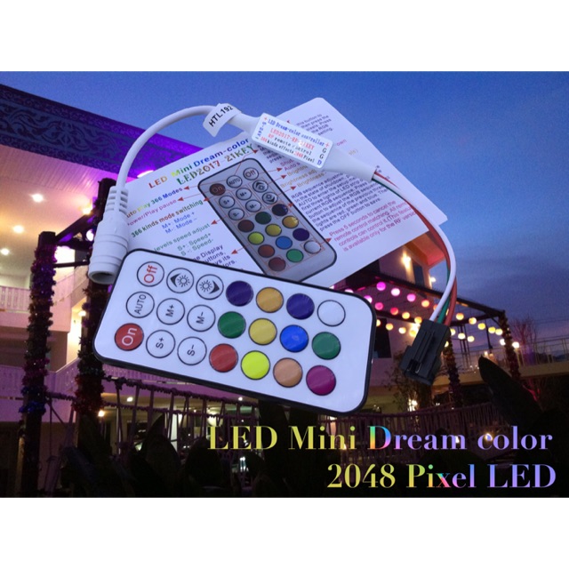LED Mini Dream 2048 Pixel รีโมทควบคุมชิฟ led | Shopee Thailand