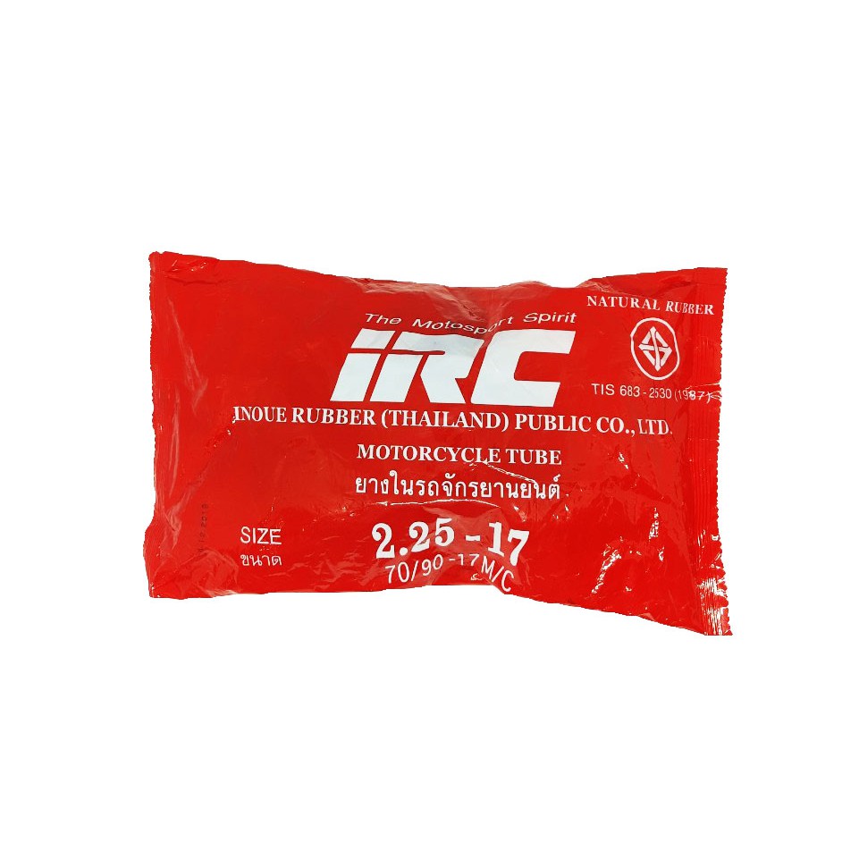ยางใน ยางในมอเตอร์ไซค์ ยางในรถจักรยานยนต์ IRC มีขนาดให้เลือก 2.25-17/2 ...