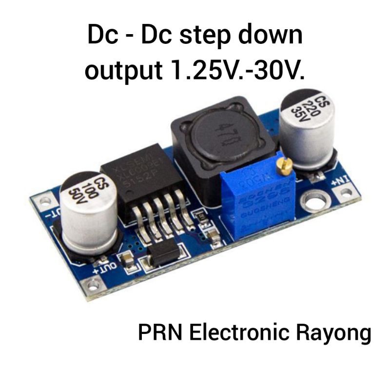 Dc-Dc โมดูล step down 3A ปรับค่าได้ output 1.25V-30V. 1 ชิ้น | Shopee ...