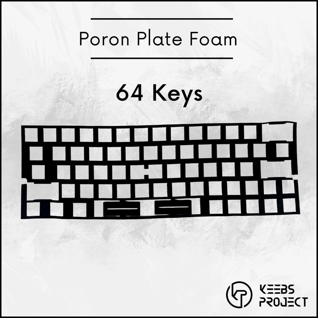 Poron Plate โฟมสําหรับ 60% 64 คีย์ 68 82 84 75% 87 TKL 104 รูปแบบ 96% สําหรับคีย์บอร์ดแบบกลไก ...