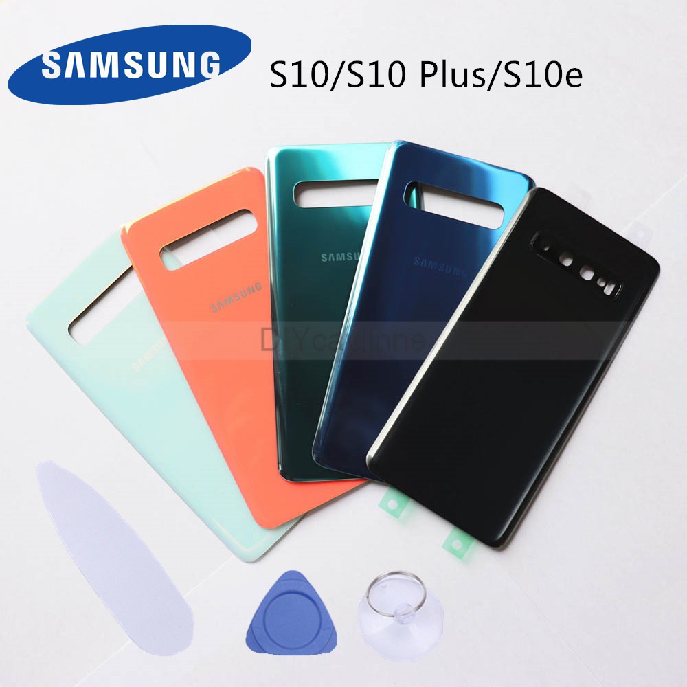 สําหรับ SAMSUNG Galaxy S10 Plus S10E G970 G973 G975 ฝาหลังแบตเตอรี่ ...