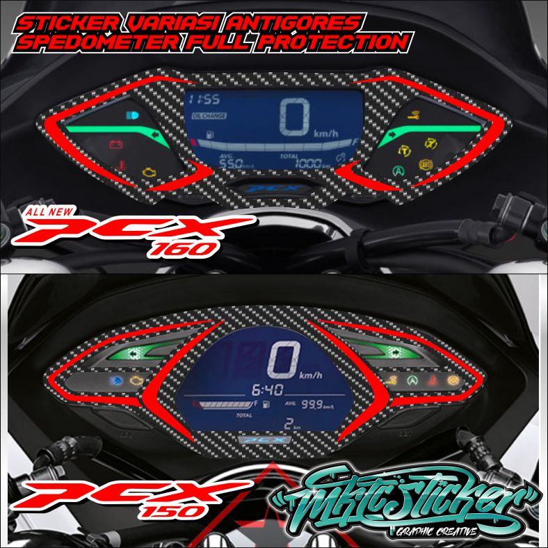 PCX 160 / PCX 150 SPEEDOMETER สติ๊กเกอร์หลากหลายการปกป้องเต็มรูปแบบ ...