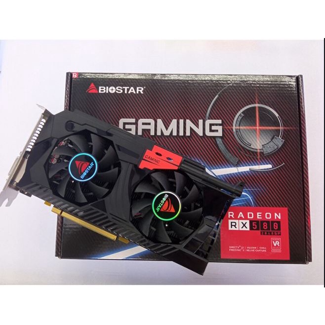 Biostar RX580 8 gb การ์ดจอมือสอง มีประกัน 2 ปี | Shopee Thailand
