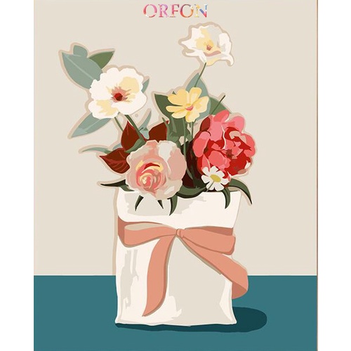 【ORFON】ภาพวาดสีน้ํามันบนผ้าใบ รูปดอกทานตะวัน เด็กผู้หญิง ขนาด 40x50 ซม. สําหรับตกแต่งบ้าน DIY ...