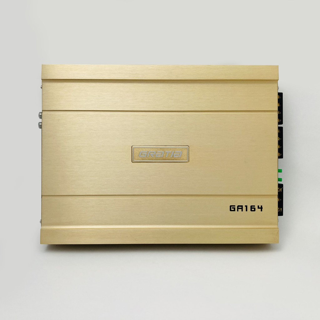 GRATIA GA164 เพาเวอร์แอมป์ แอมป์คลาสเอบี 4 ชาแนล แอมป์รถยนต์ แอมป์ ขับกลาง ขับแหลม Car Amplifier ...