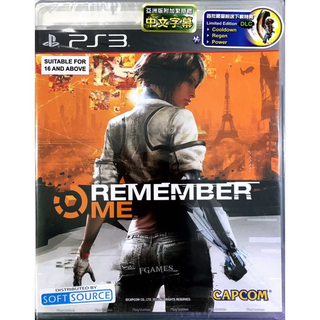 PS3 Remember Me ( Eng ) แผ่นเกมส์ ของแท้ มือ1 มือหนึ่ง ของใหม่ ในซีล ...