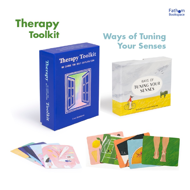 Fathom_ เซตคู่ ToolKit ของ Laurence King : Therapy Toolkit และ Ways of Tuning Your Senses ...