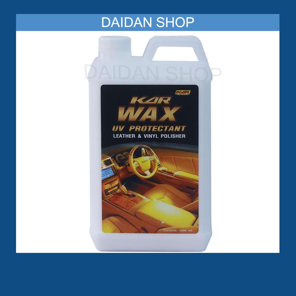 KAR WAX น้ำยาเคลือบเบาะหนัง 1ลิตร น้ำยาขัดเบาะหนังรถยนต์ | Shopee Thailand