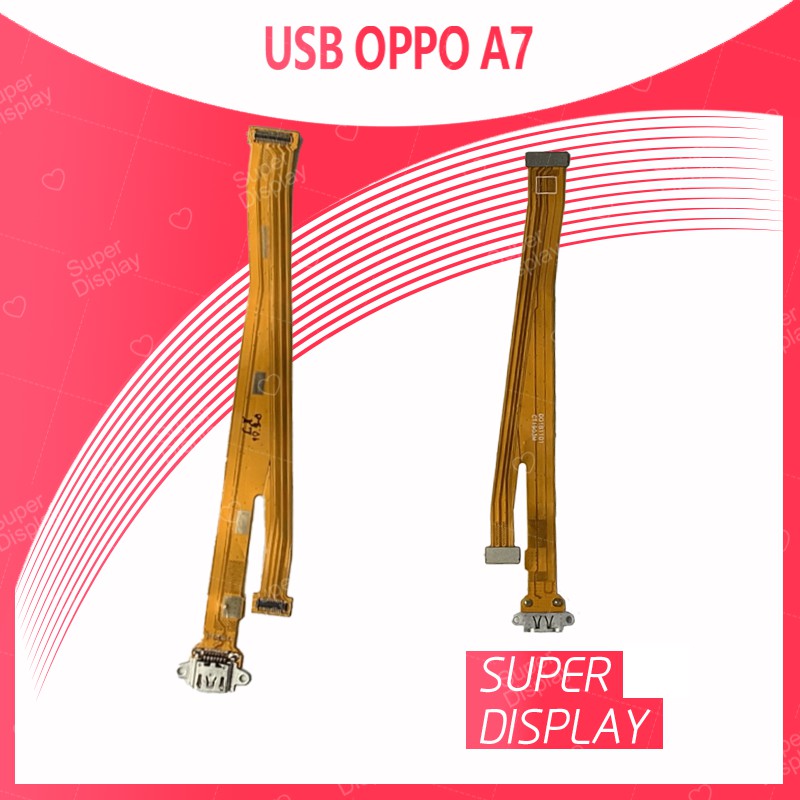 OPPO A7 อะไหล่สายแพรตูดชาร์จ แพรก้นชาร์จ Charging Connector Port Flex ...