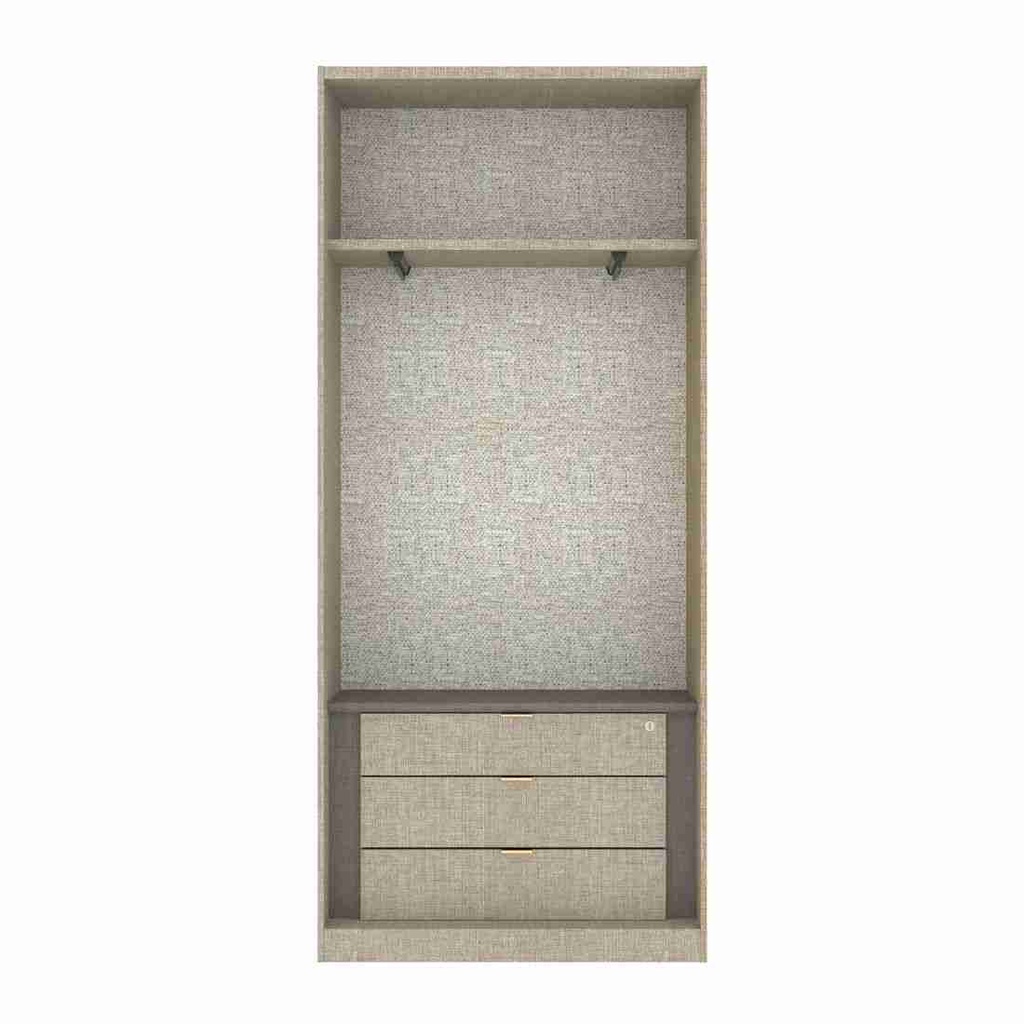 SB Design Square ซีรีย์ตู้ผ้า WD Plus รุ่น Wardrobe Plus สีเงิน แบรนด์ ...