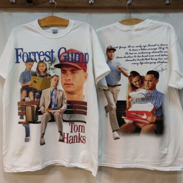 [FORREST GUMP] DTG ALL OVER PRINT OVP tag GILDEN ผ้าร้อย ฟอกนุ่ม ...